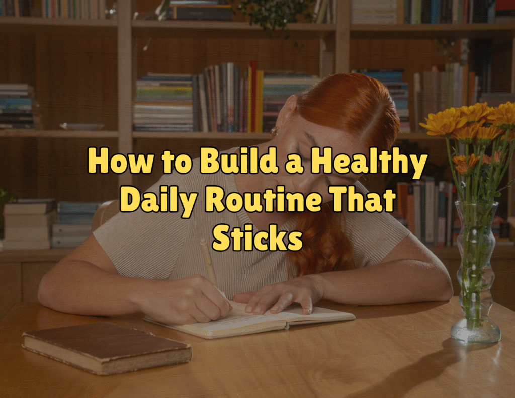 How To Build A Healthy Daily Routine That Sticks Easy Update Media